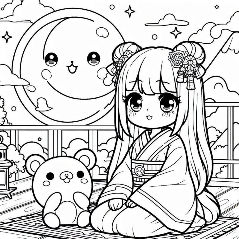 女の子のぬりえ - 無料のぬりえ屋さん